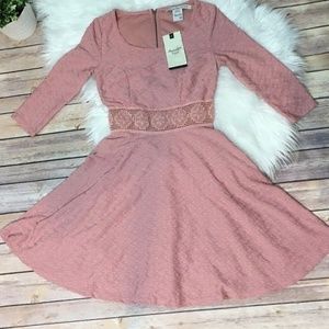 American Rag | Dresses | Nwt American Rag Cie Cutout Waist Pink Dress ...